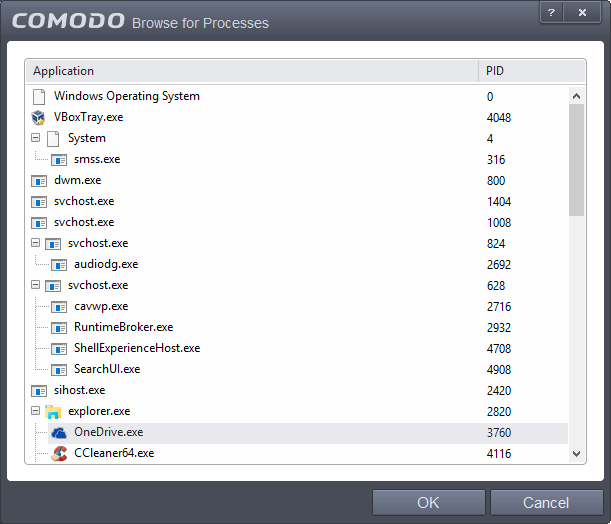 Blocked Files, PC Files, Network Access, Endpoint Protection | Comodo Client Security
